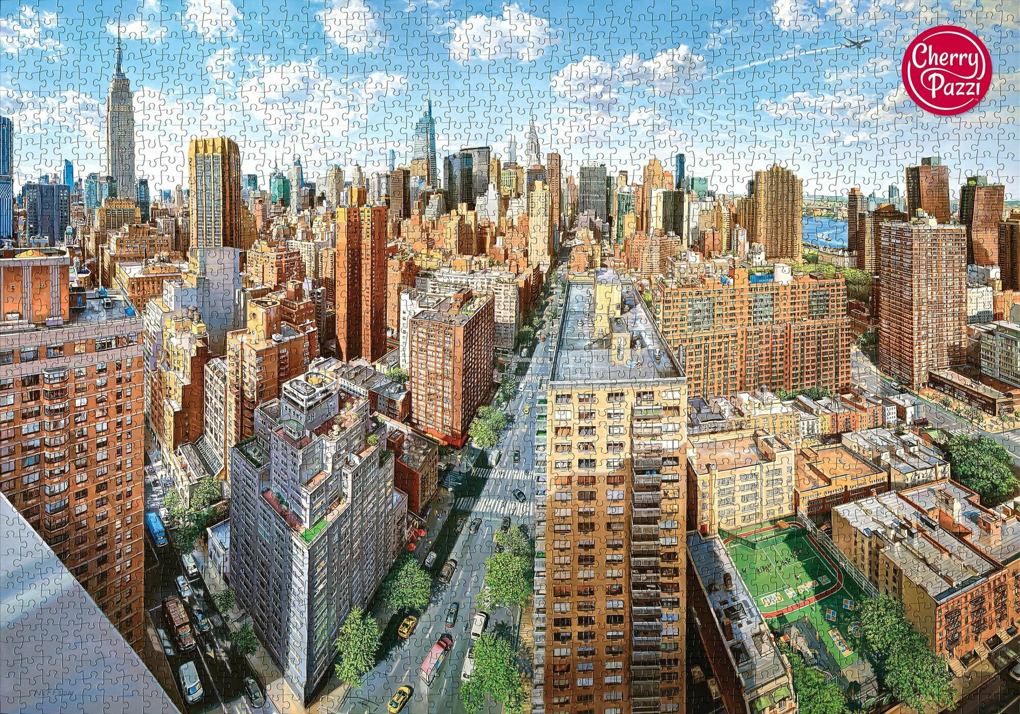 Пазлы 2000 элементов для взрослых и детей "Мегаполис"Cherry PazzI