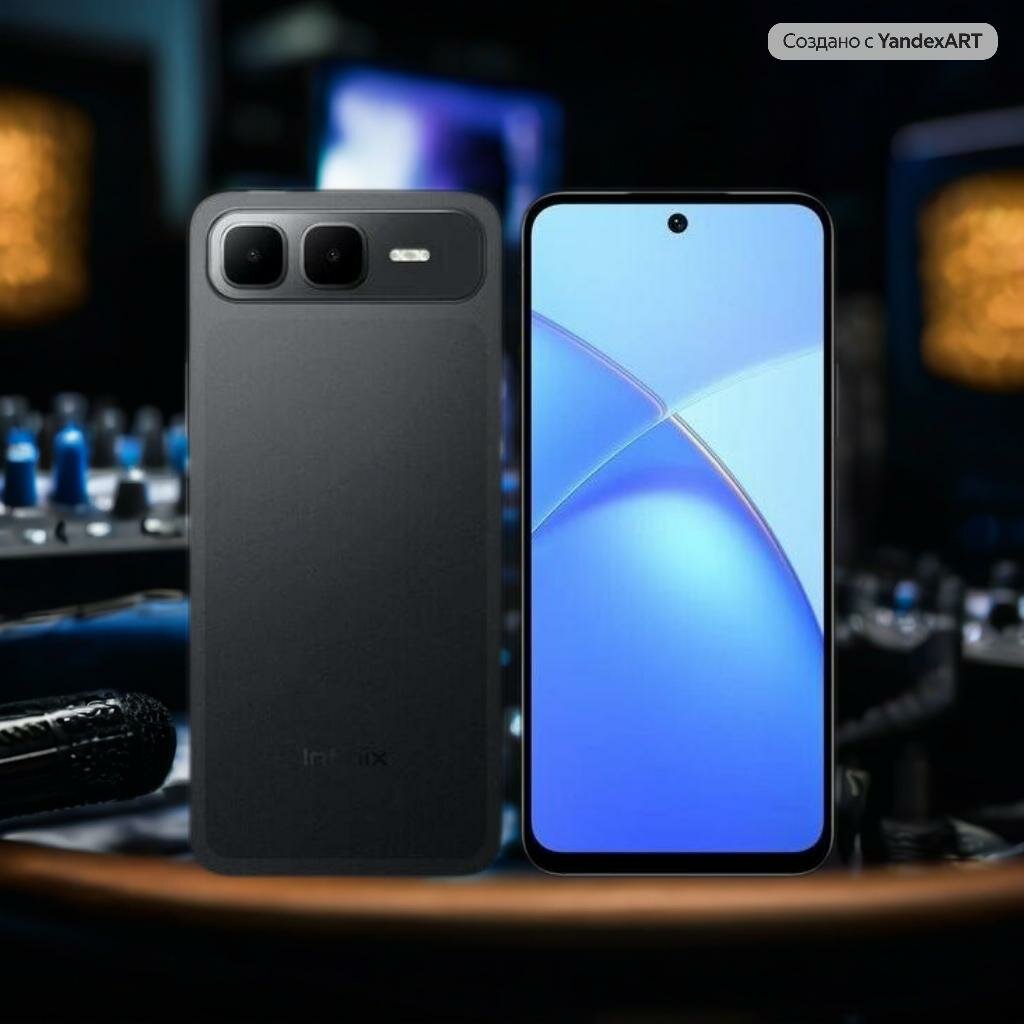 Смартфон Infinix SMART 10 Plus, 4/128, камера 48 МП, экран 6.67"