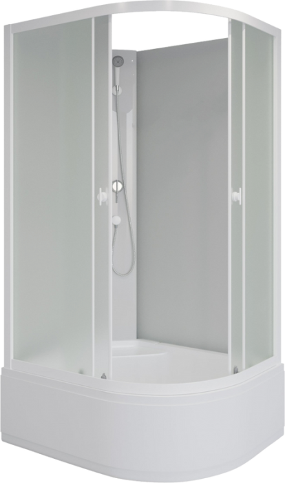 Душевая кабина Niagara Promo P90/70/40L/MT/BK 90х70 см, без крыши, L