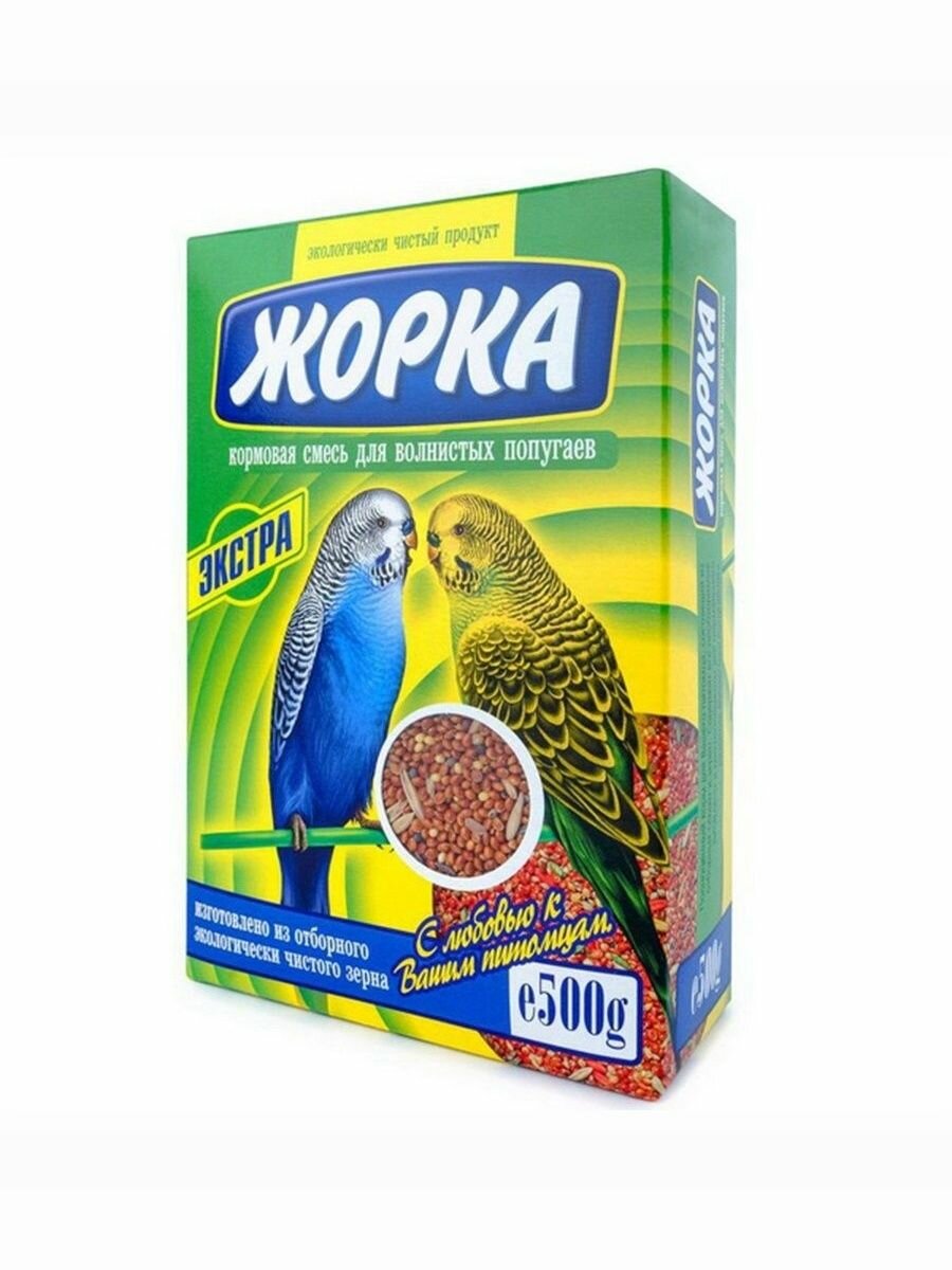 Корм Жорка Экстра для волнистых попугаев 500г