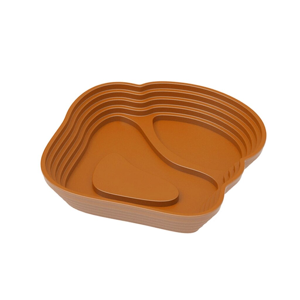 Лазающие домашние животные пьют воду, кормятся, купаются, замачиваются в ванне-светло-коричневый-большой