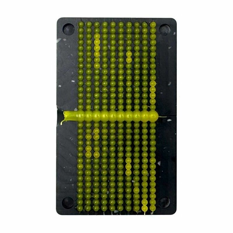 Форма для литья силиконовых рыболовных приманок "Икра", диаметр 0,2", 3mm, 20 мест