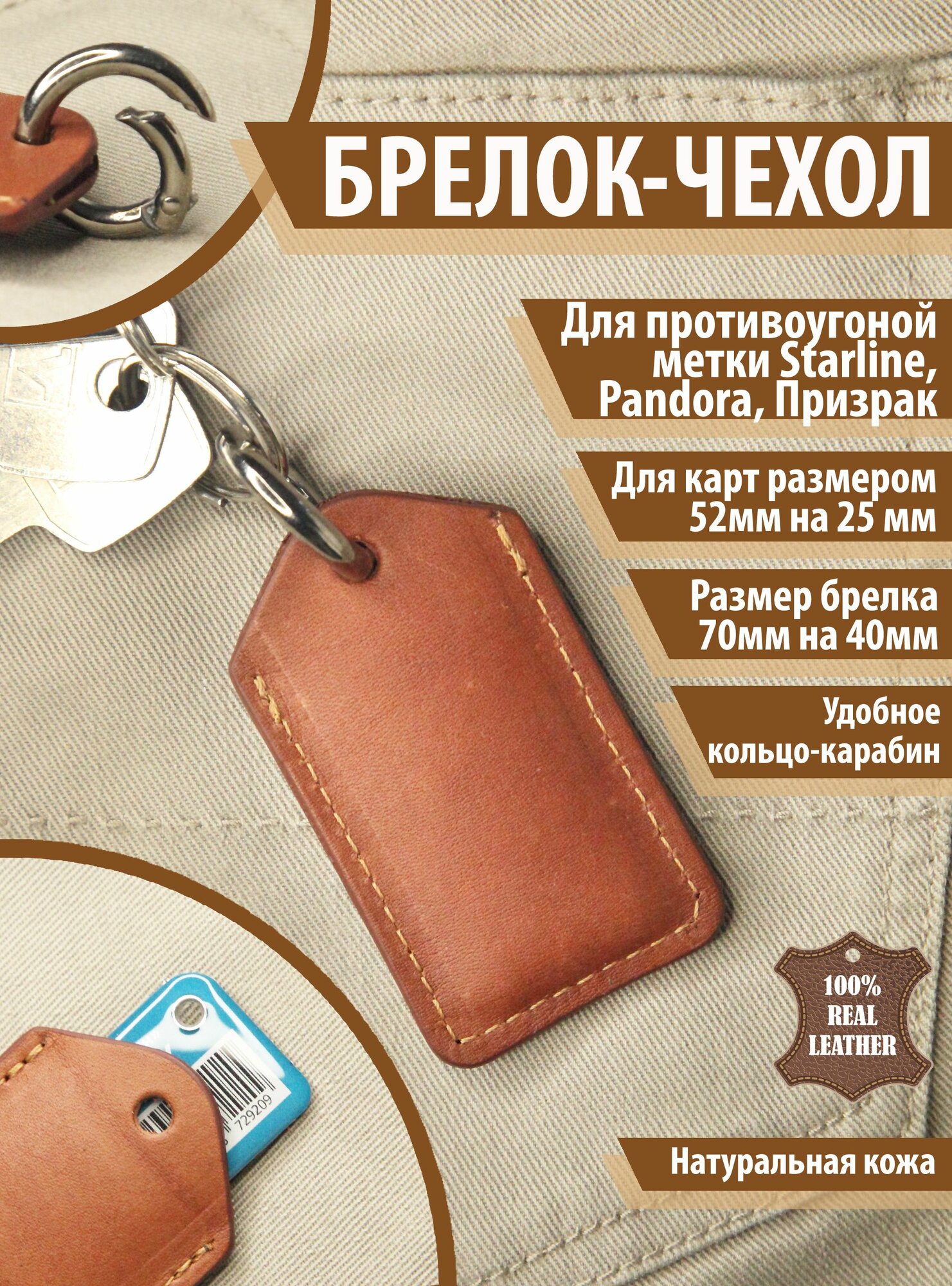 Чехол-брелок для карт ПИК, Тройка, Стрелка, Подорожник, домру, AIRTAG, ISBC, противоугонных меток Pandora и платежных стикеров