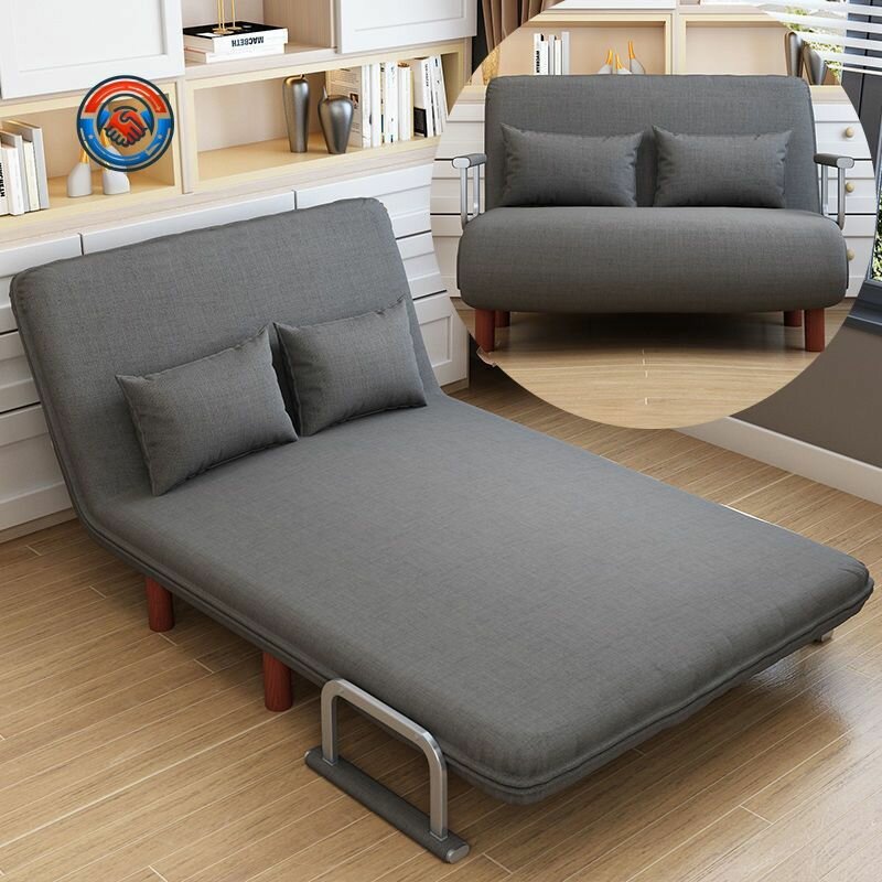 Раскладной диван-кровать 2 в 1, трансформирующийся за секунды, компактный и лёгкий диван для маленькой квартиры, дачи, балкона и студенческого общежития