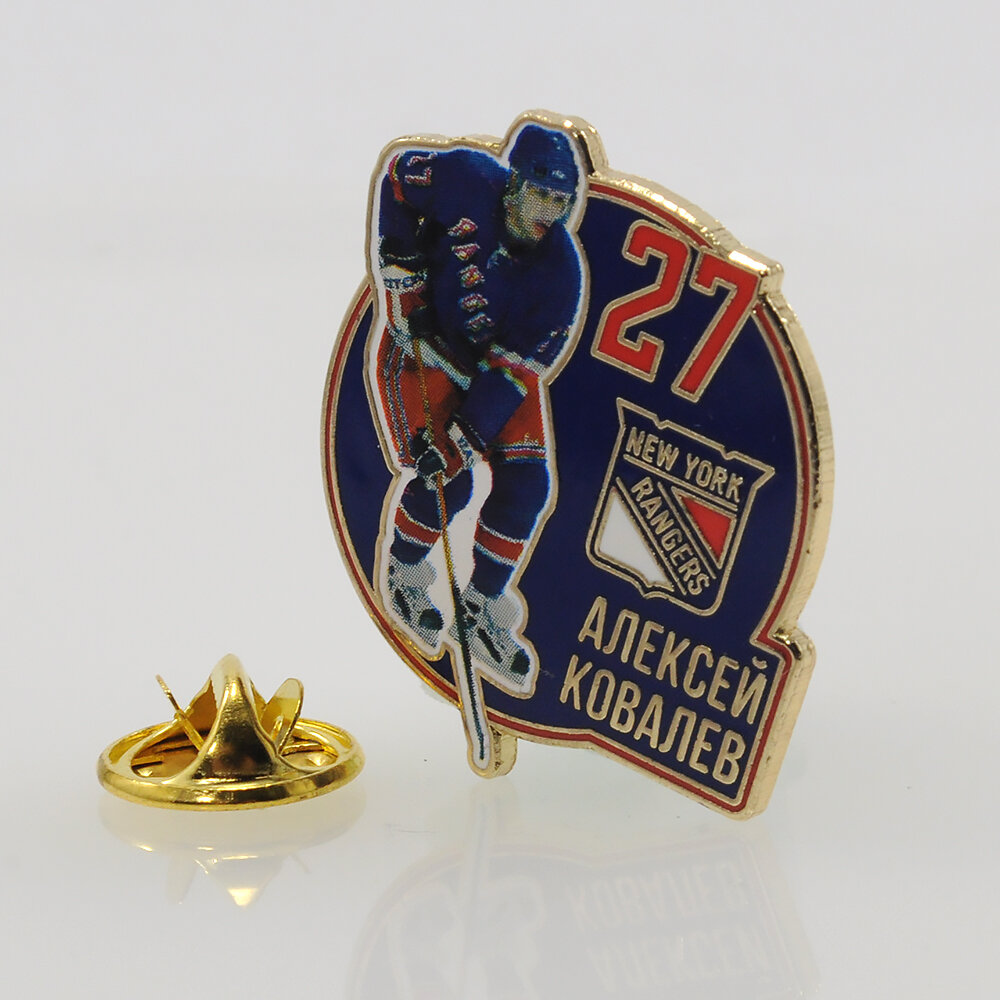 Значок Звезда NHL Алексей Ковалев №27