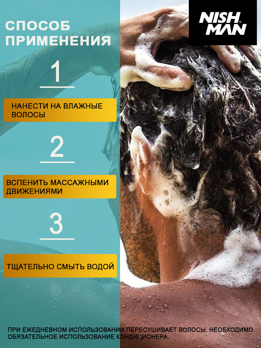 Шампунь NISHMAN Keratin Complex 01 5000 мл кератиновый комплекс, без парабенов — фото 1