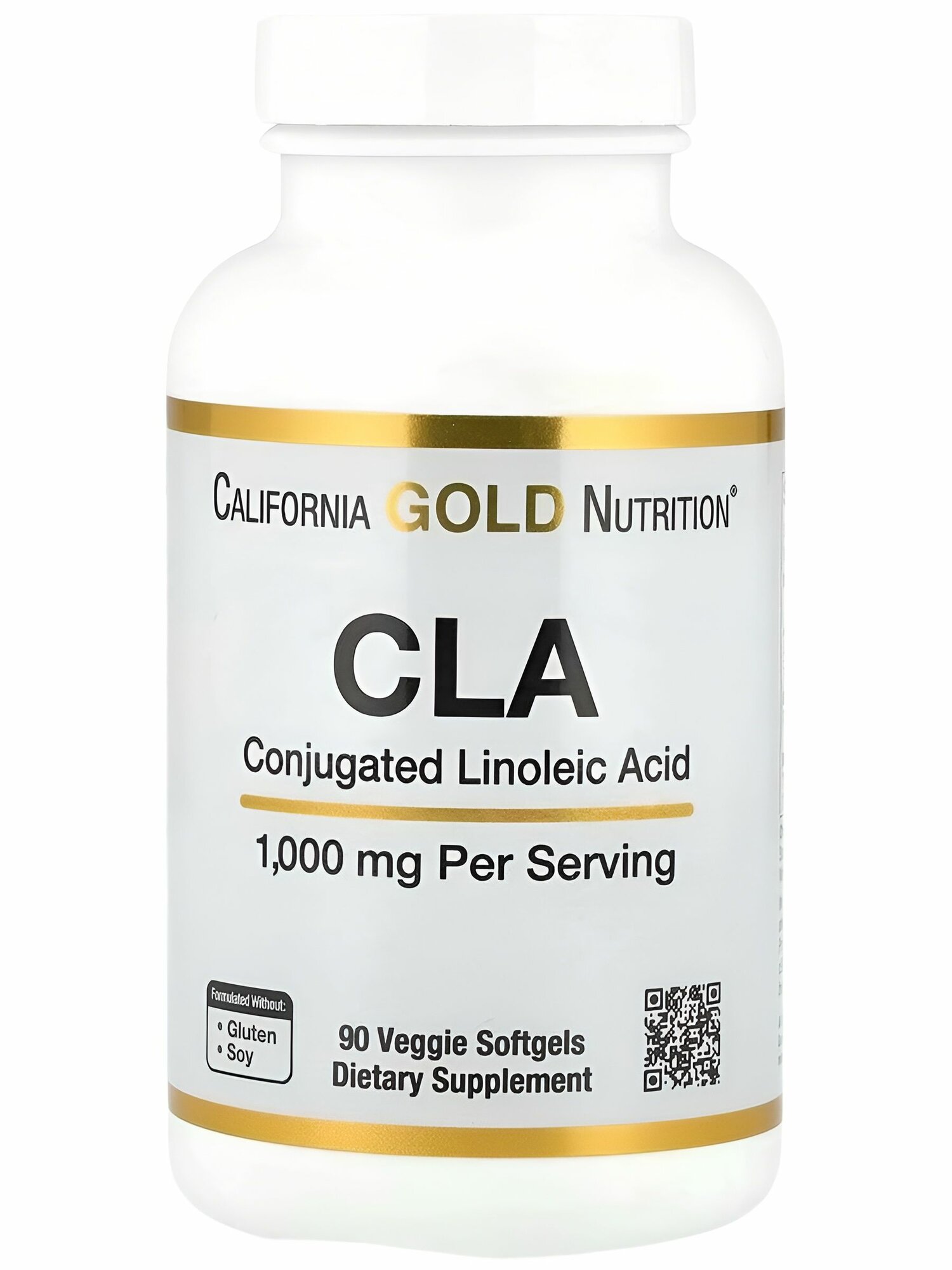 Конъюгированная линолевая кислота, 1000 мг, 90 мягких таблеток