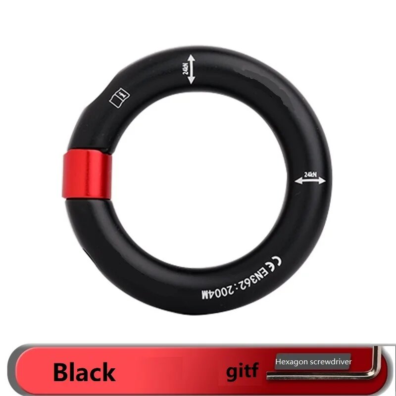 Карабин XINDA 23 кН для скалолазания New Black