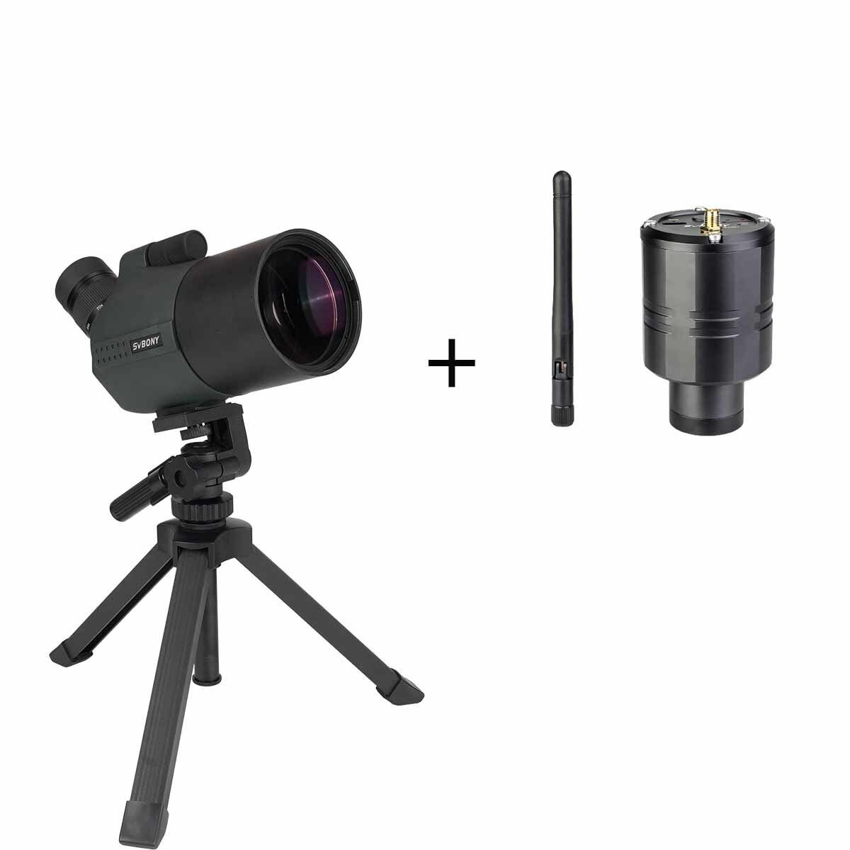 Зрительная труба SVBONY SV41 Pro 28-84x80 MAK c электронным окуляром для стрельбы по мишеням