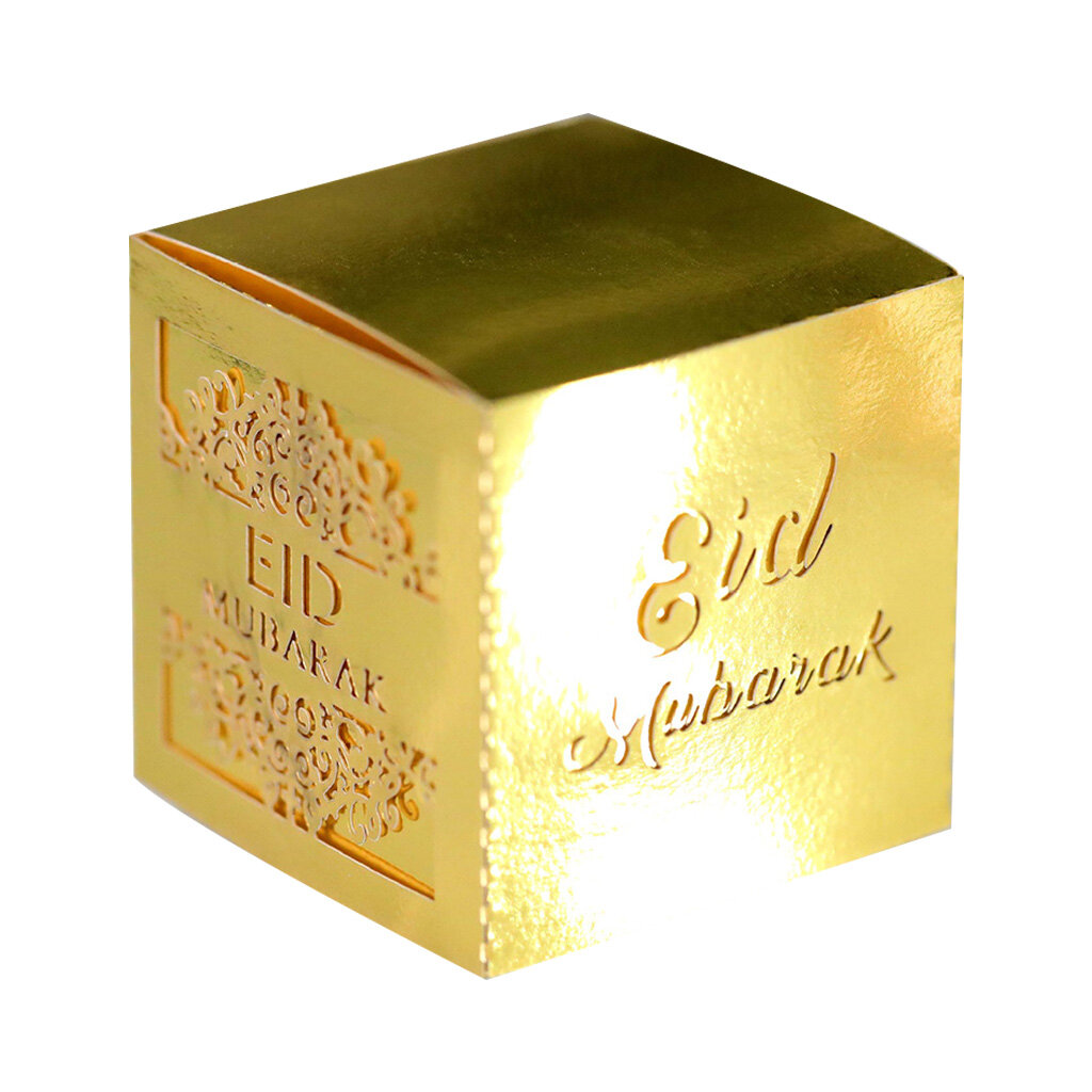 50 шт Коробки для конфет Eid Mubarak Ramadan Kareem Подарочные коробки для исламского мусульманского праздника