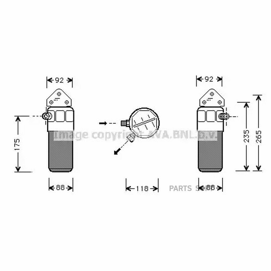 Осушитель кондиционера от официального дистрибьютора, AVA, артикул AID004