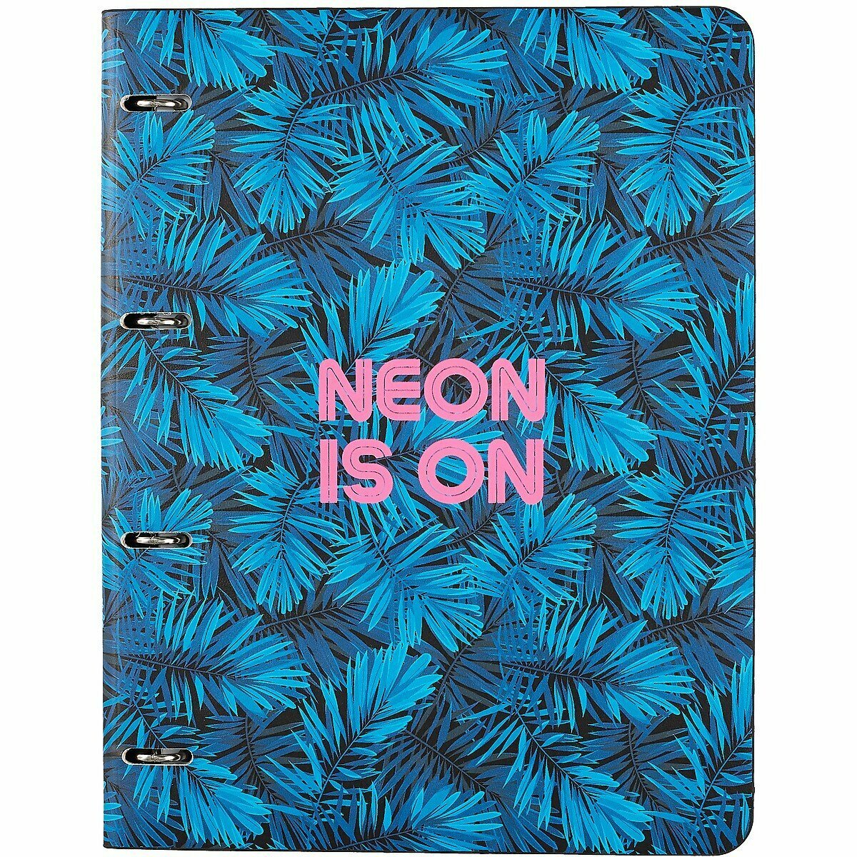 Тетрадь на кольцах в клетку InFolio, Neon light, А4, 120 листов