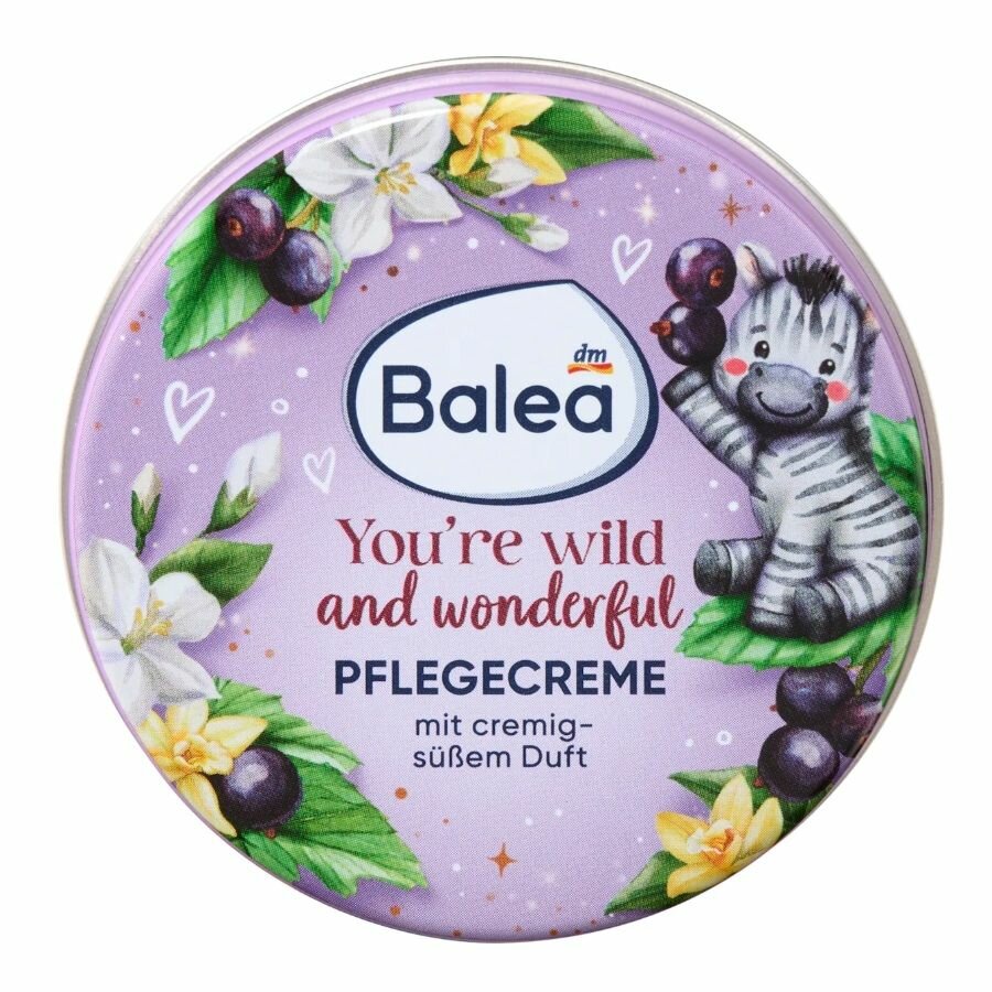 Крем для лица и кожи Balea - You re Wild and Wonderful, с маслом ши, 30 мл, 1шт