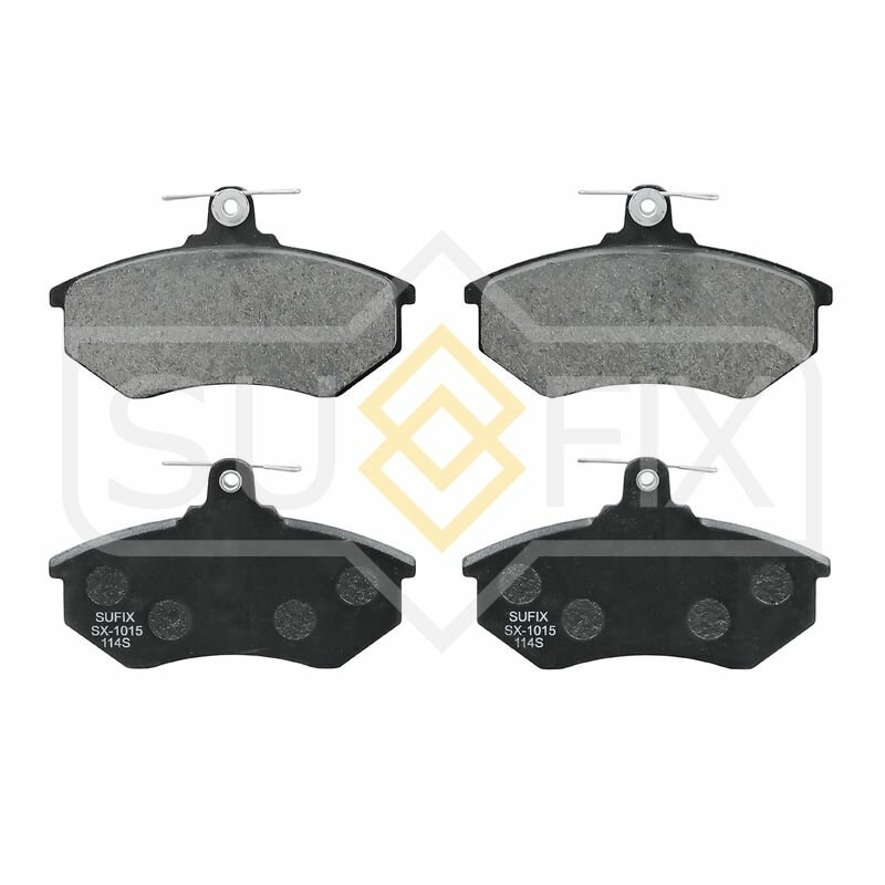 SUFIX Колодки тормозные передние AUDI 100 1.8-2.4d 82-91/ 200 2.1-2.2 83-91/ 80 1.4-2.6 83-96/ A4 1.6-1.9d 95-01, CHERY Amulet II 1.5-2.0 10-15/ M11 1.6-1.8 09-14/ Eastar 2.0 04-10/ Tiggo 1.6-2.0