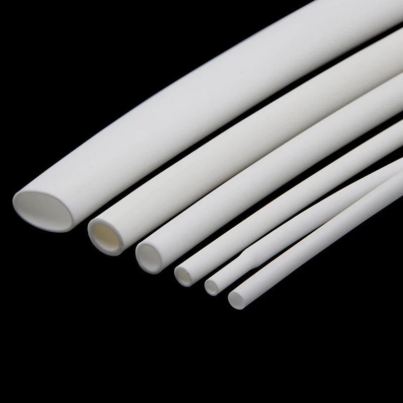 Белая силиконовая термоусадочная трубка 1-20 мм 1M, 8mm