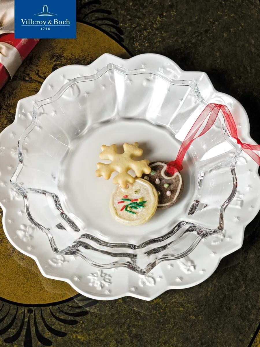 Тарелка новогодняя 34 см, Toy's Delight Royal Classic, Villeroy & Boch, Премиум-Фарфор