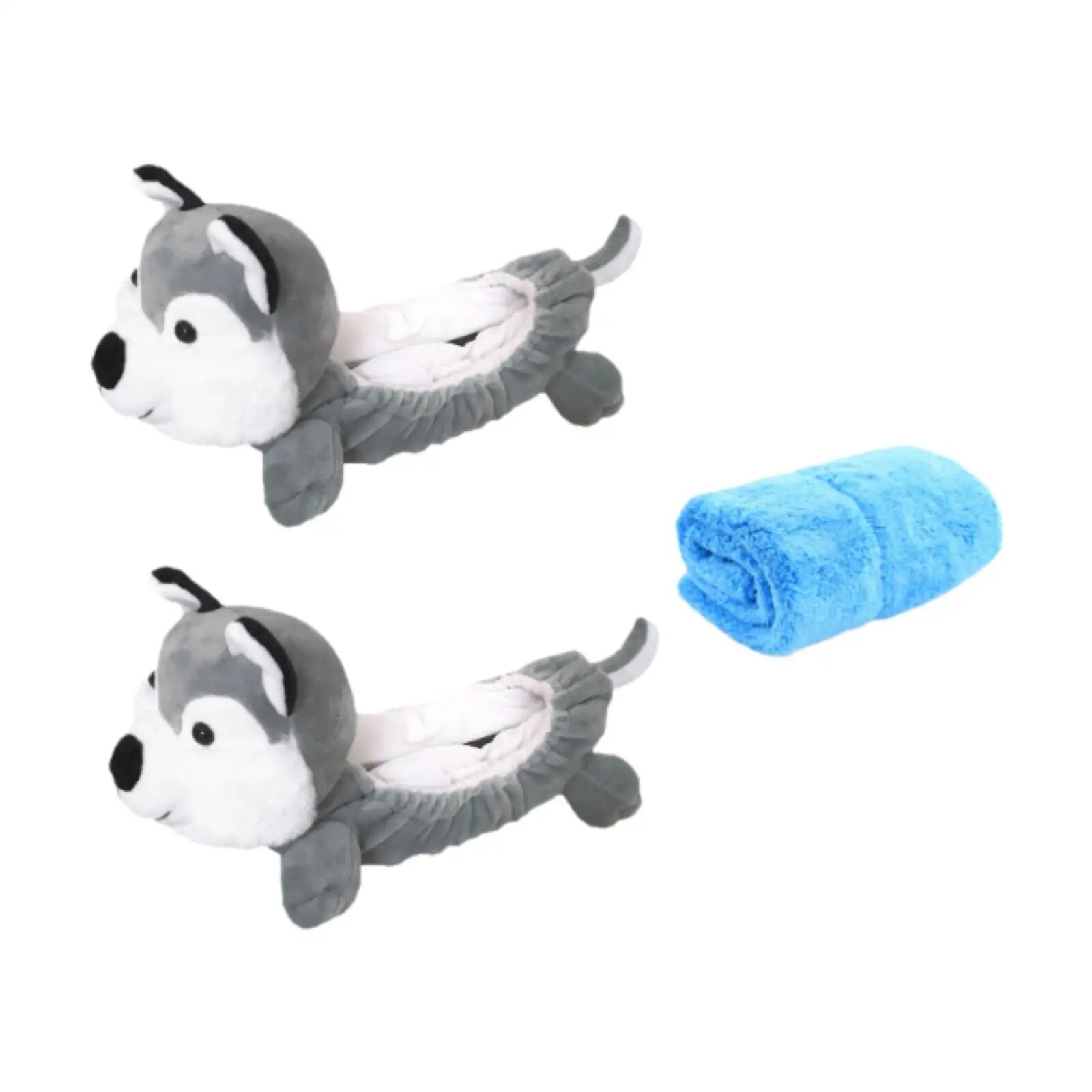 Sunnimix Чехлы для коньков, плюш, животные, размер 26-28 Huskie