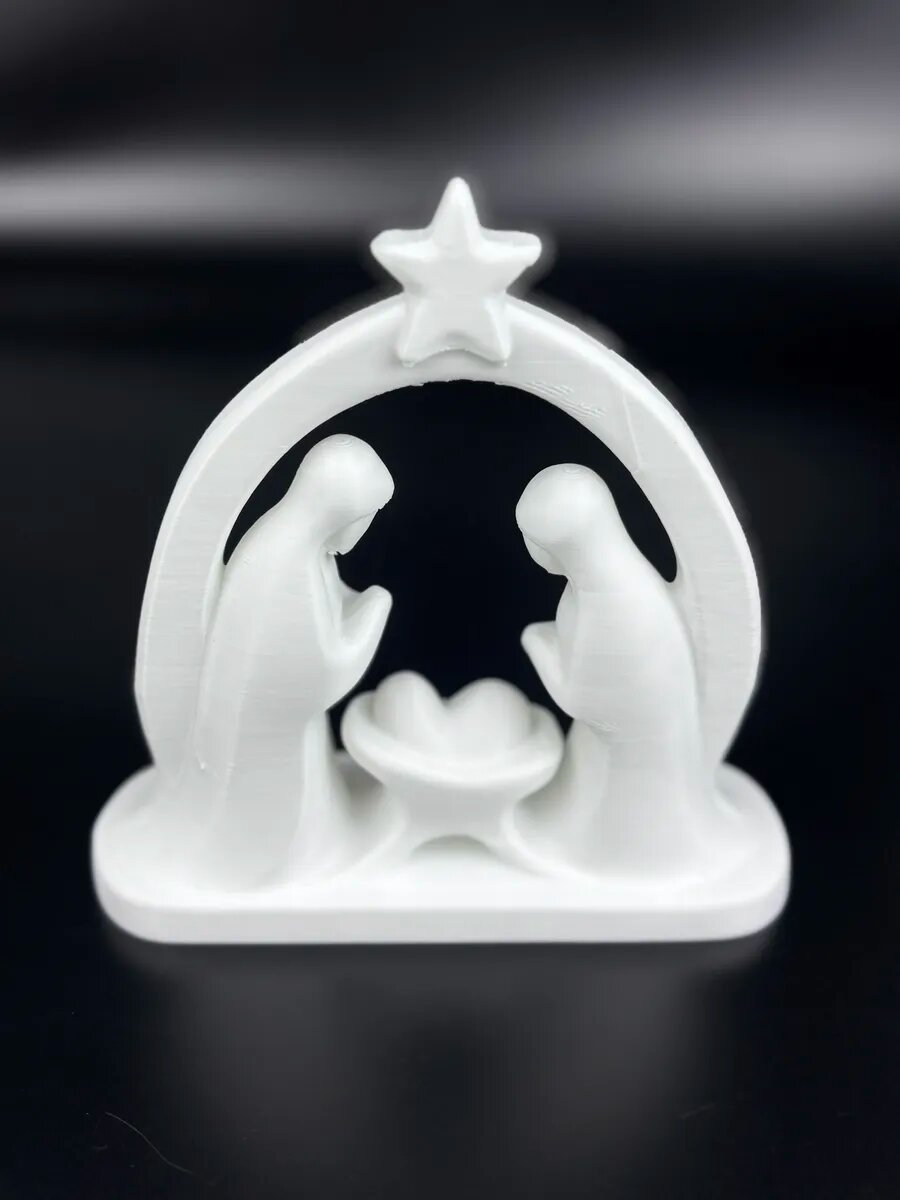 Рождественская сцена минималистский декор, для любого интерьера