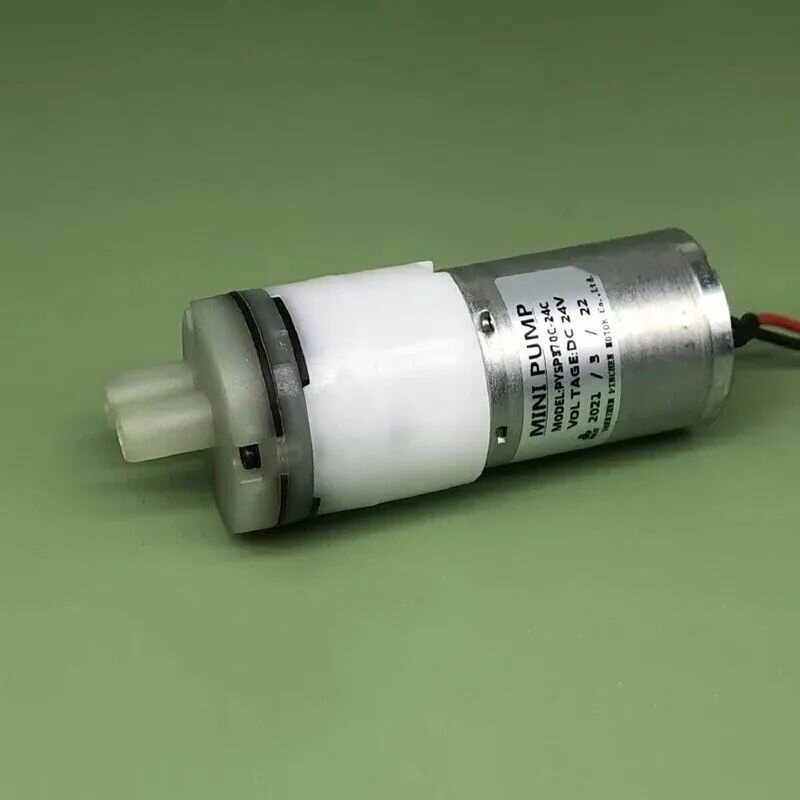 Электрический насос DC 12B 18B 24B малый мини 370 мотор диафрагменный самовсасывающий насосы