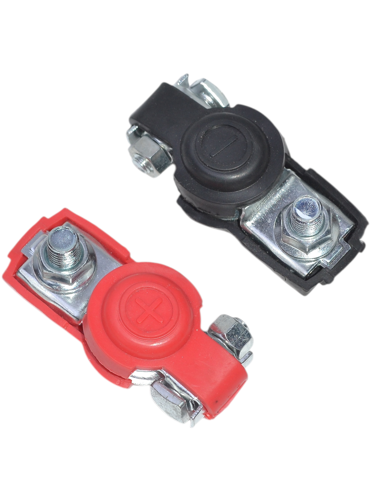 Клеммы аккумулятора, для европейского типа контактов, сталь, цинковый сплав