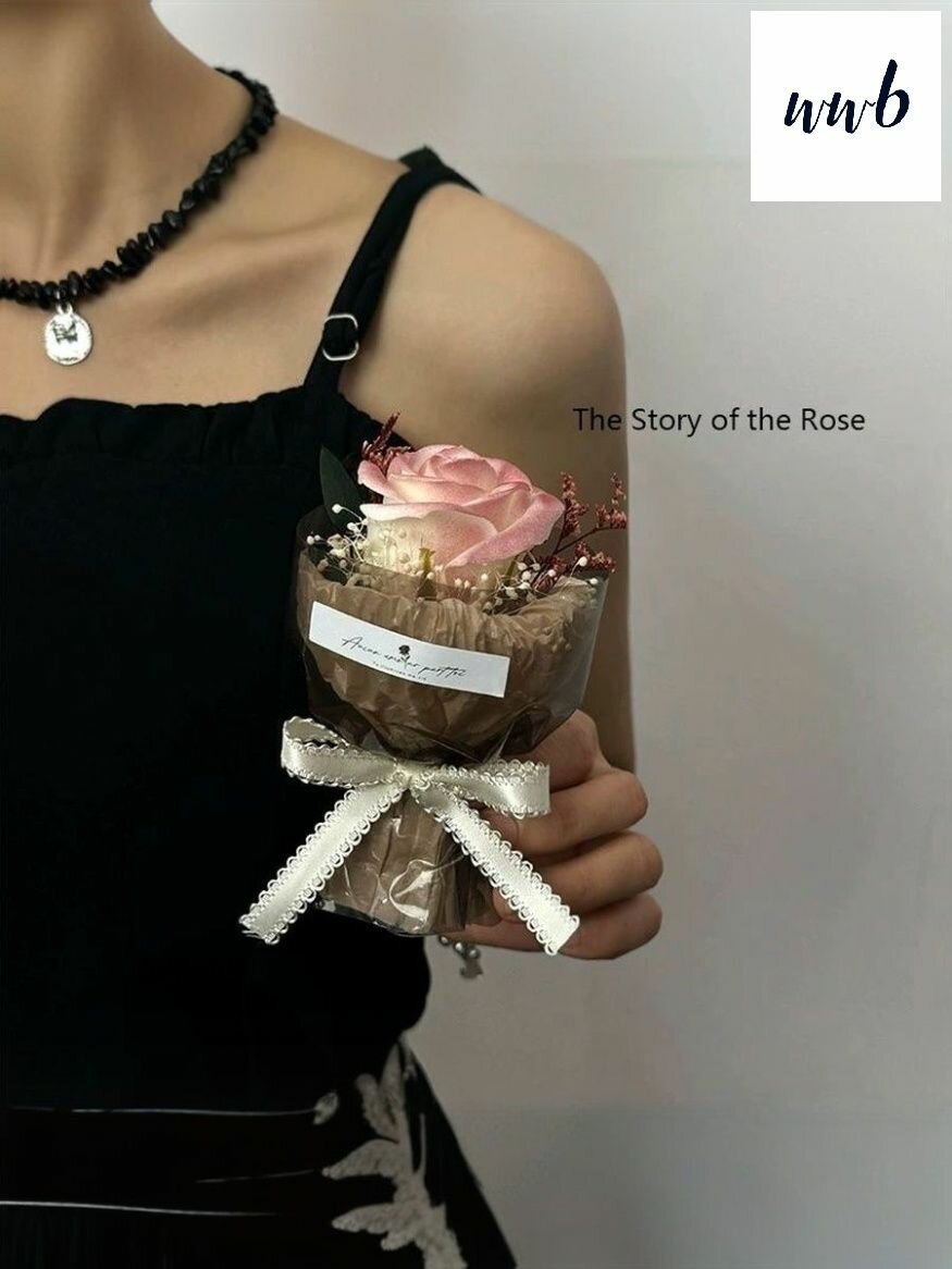 Букет из мыла, мыльных роз, подарок на 14 февраля день Святого Валентина, на день рождения маме, женщине, девушке, подруге жене, бабушке учителю