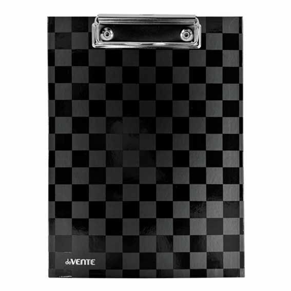 Клипборд deVENTE А5, Total black, толщина картона 2 мм, выборочное лакирование, матовая ламинация, чёрный