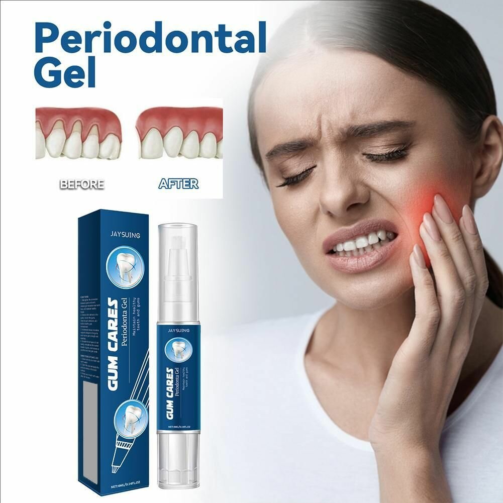 Снимает отек и боль в деснах, удаляет пятна от зубного налета, гель для ухода за деснами