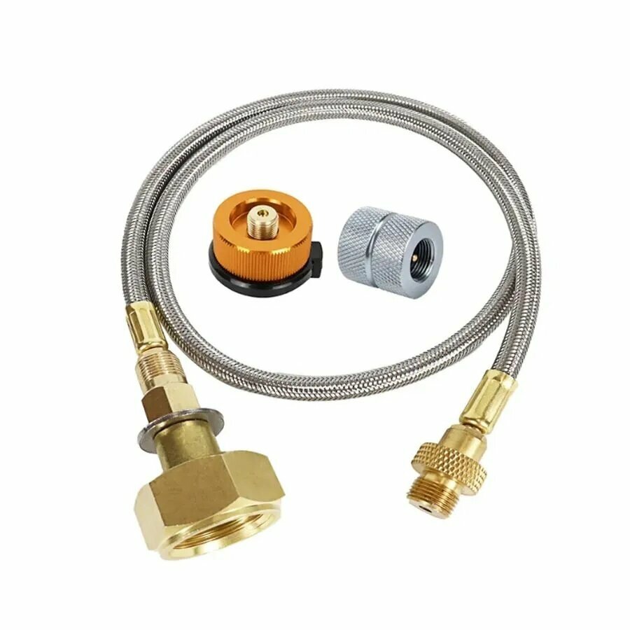 Газовая плита Адаптер для заправки пропаном, Удлинитель европейского стандарта + кассетный разъем + промежуточный клапан