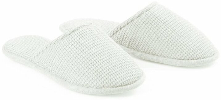 Тапочки Тапочки из хлопка и бамбука унисекс Hamam, Calamus, 42/43, белый (white)