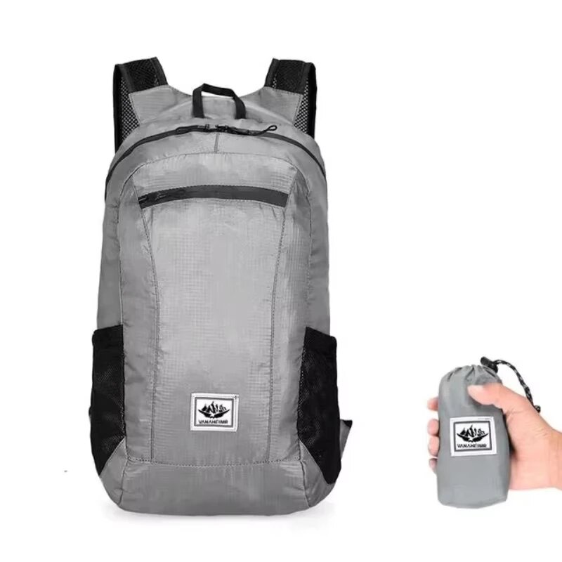 GOT-TOG портативный складной рюкзак 20л для альпинизма Серый, GRAY COLOR