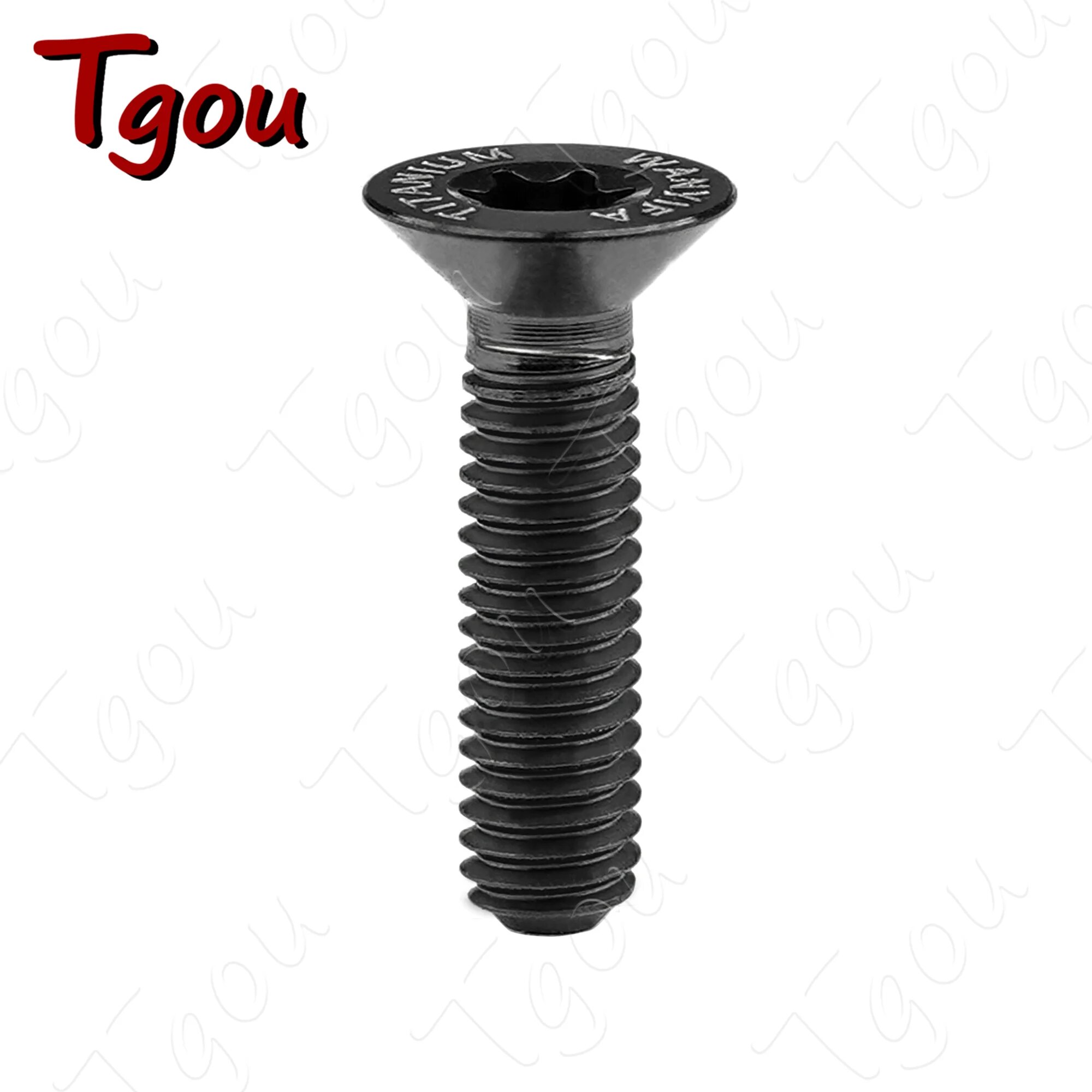 Титановые болты Tgou M3x6/8/10/12/15/18/20 мм для велосипедов Черный, Black, 8mm
