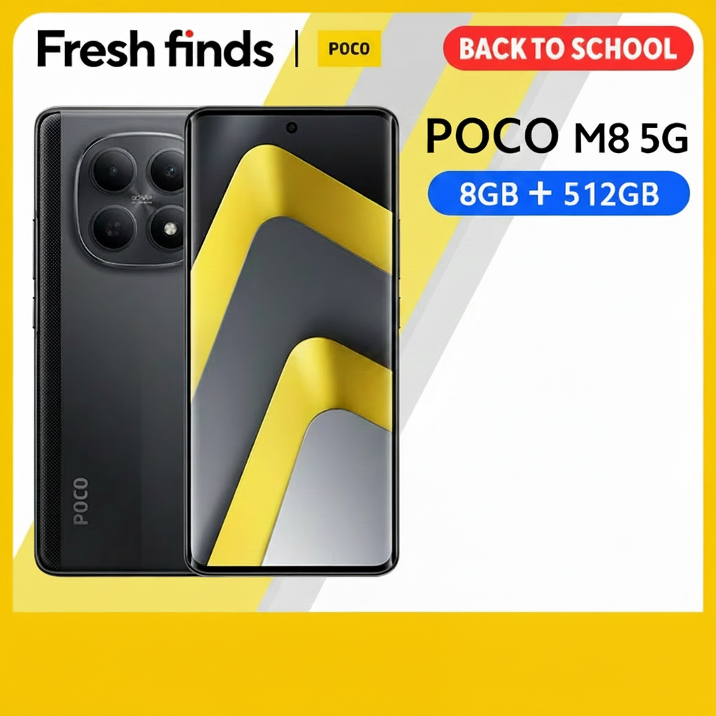 Смартфон Poco M8, 8/512ГБ, global