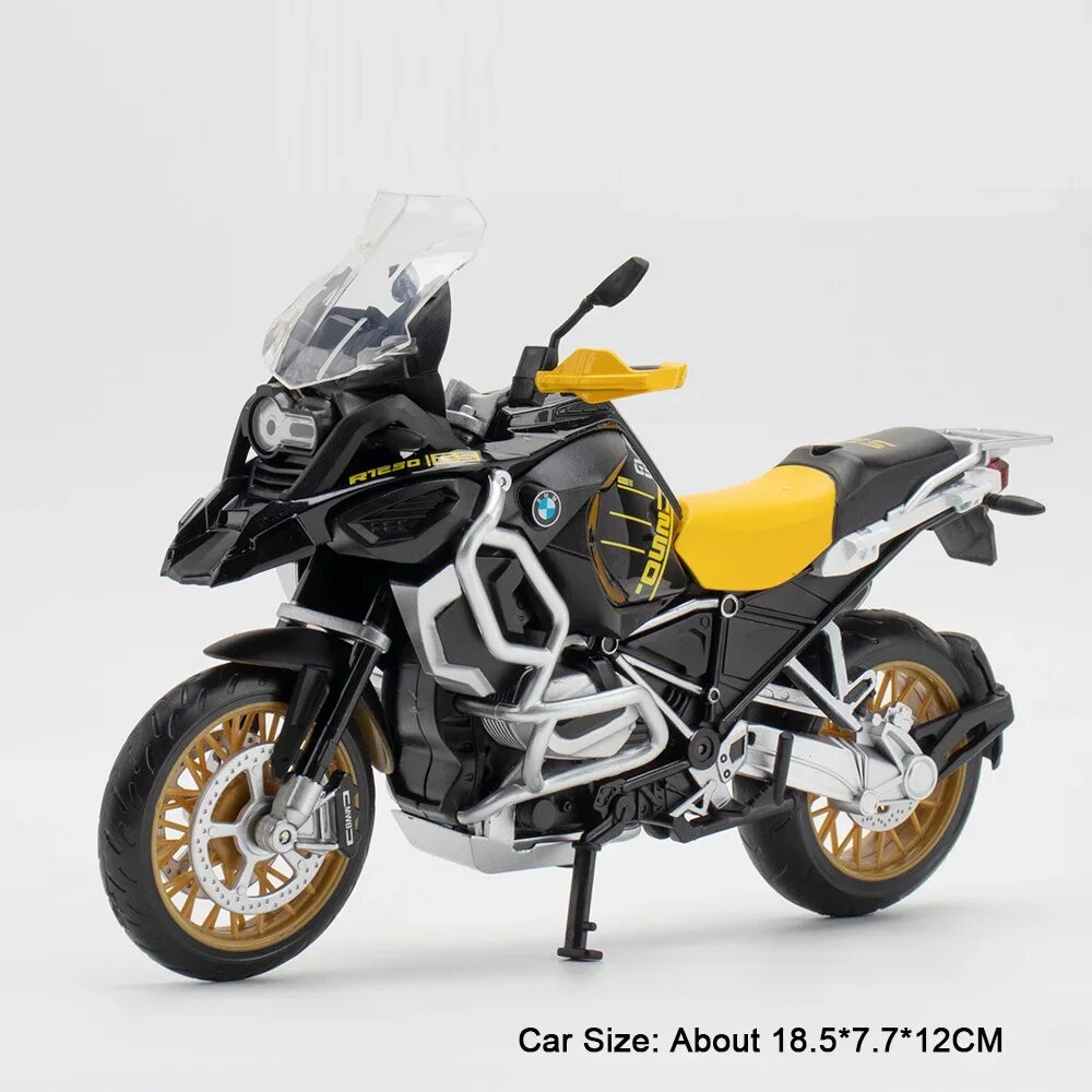 Модель мотоцикла Makeda R1250GS RRS1000 1:12 металлическая R1250GS Black