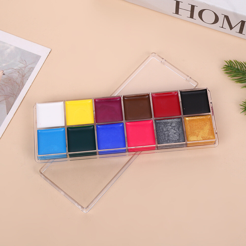 Масляная палитра, для лица, 20 цветов, холст, масло