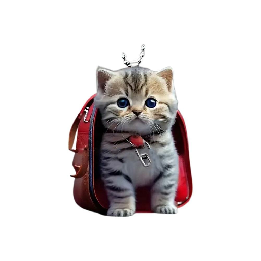 Акриловый креативный кулон в виде кошки