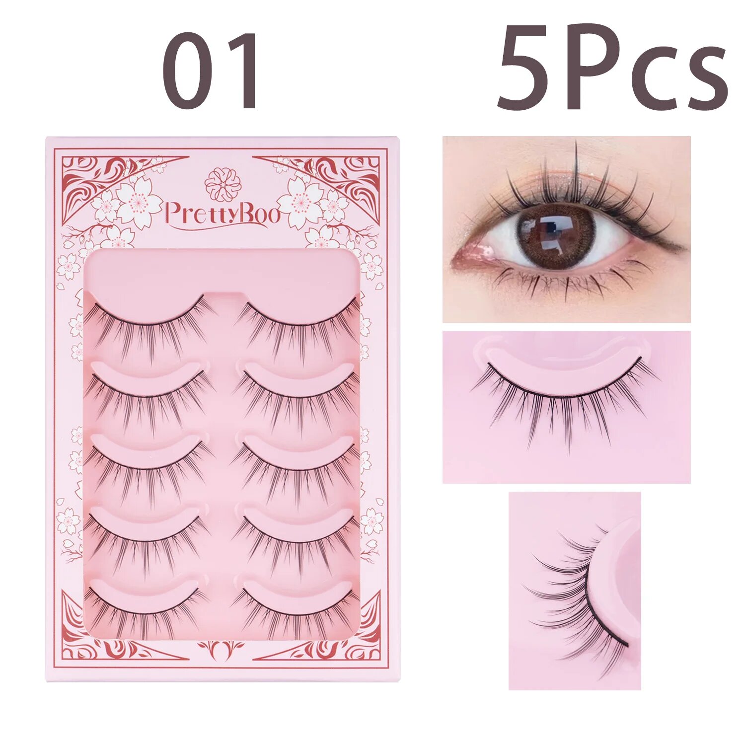 5 пар накладных ресниц, ресницы для косплея, манга, мягкая и натуральная косметика, ресницы, толстые длинные повседневные накладные ресницы, макияж