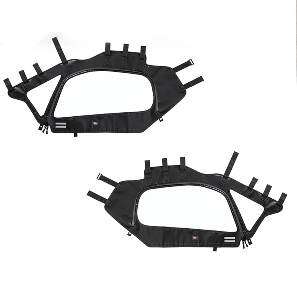 KEMIMOTO X3 UTV Комплект мягких верхних дверей Комплект дверных упоров для Can Am Maverick X3 2-местный 2017+ работает с крышей и лобовым стеклом