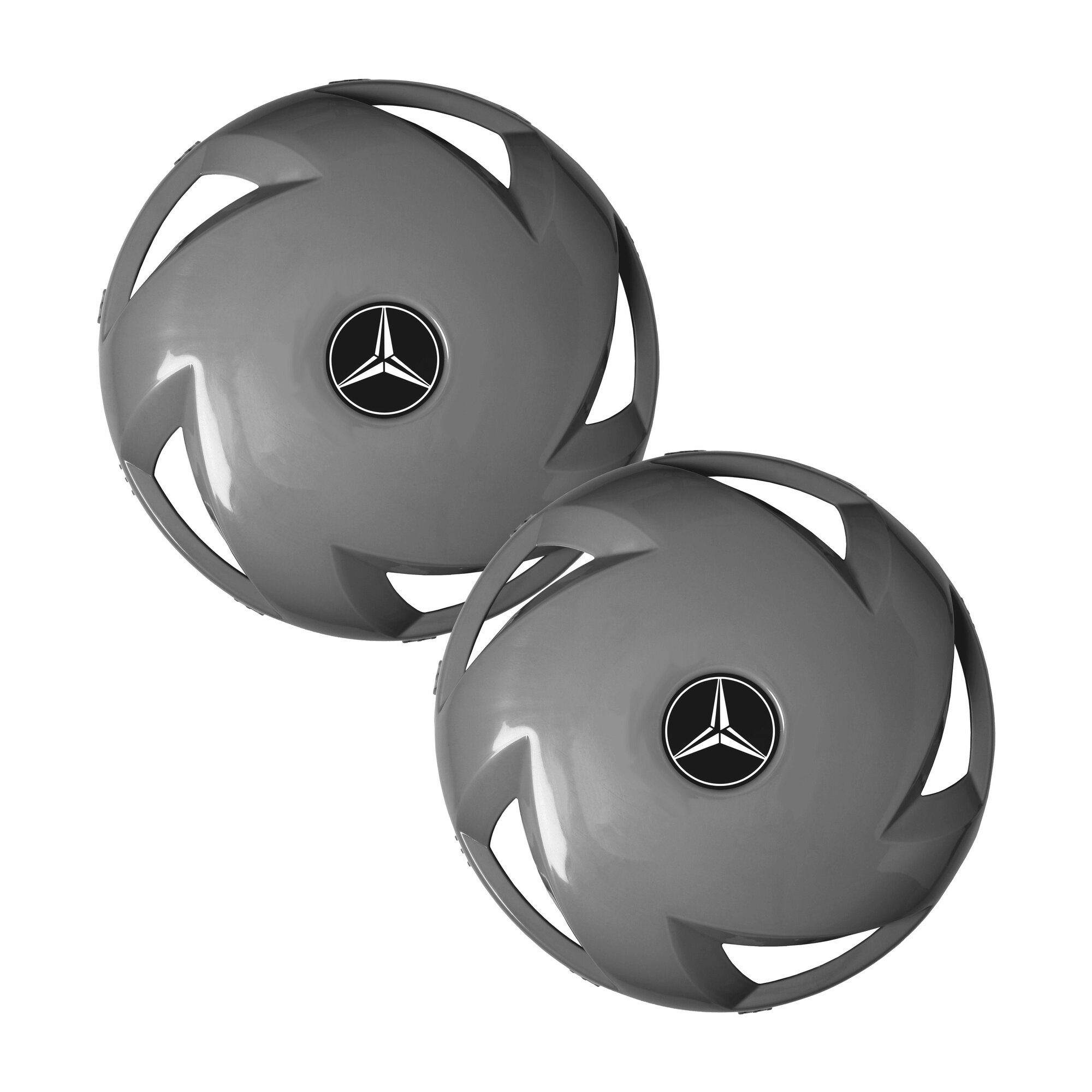 Колпаки R 22,5 "Вентиляторы" MERCEDES передние серые - 2 шт