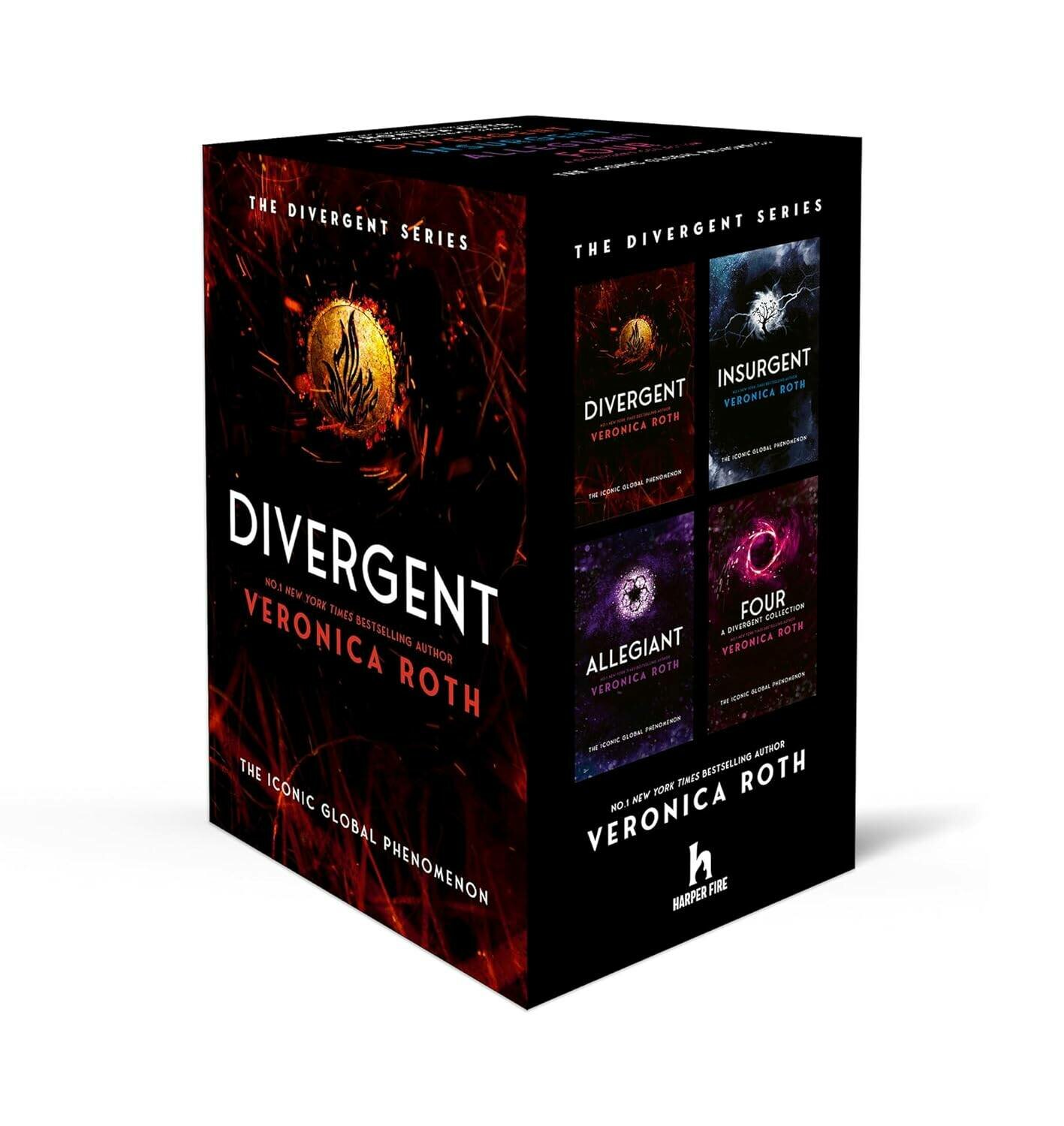 Veronica Roth. DIvergent Series Box Set Books 1-4 (Veronica Roth) Дивергент Бокс сет из 4 книг (Вероника Рот) /Книги на английском языке