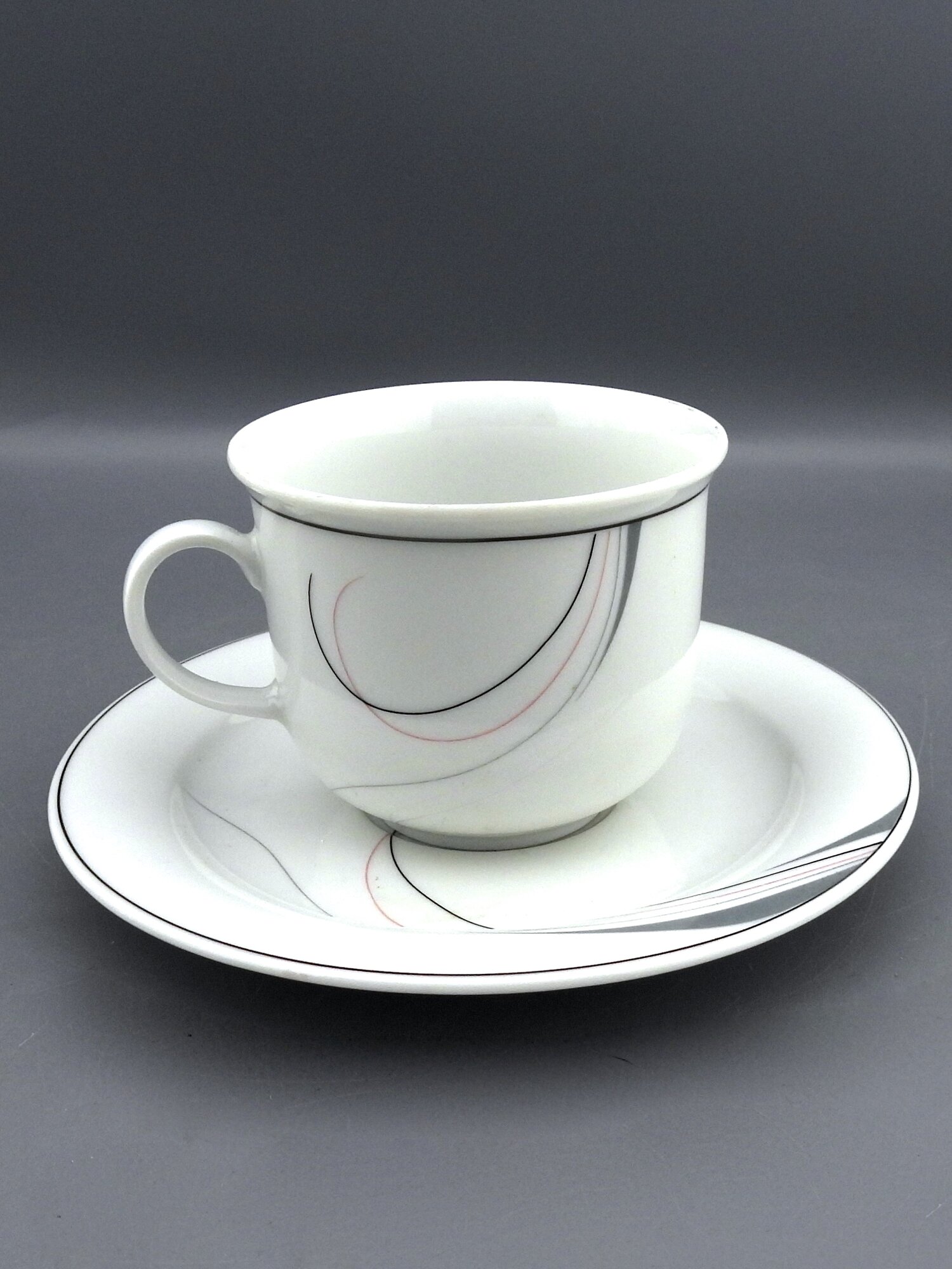 Чайная пара "Завитки" фарфор Heinrich Winterling 1960-е гг