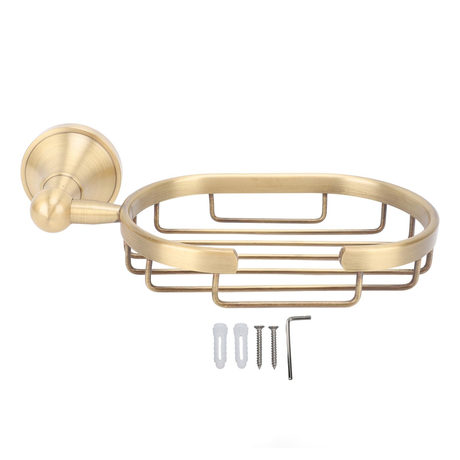 Держатель для мыла Самоосушающийся держатель для мыльницы Настенный поднос для мыльницы Мыльница для душа Ванная комната Кухонная раковина Античная медь