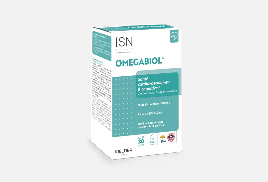Ineldea Sante Naturelle Omegabiol 800 мг в капсулах омега-3 60 шт