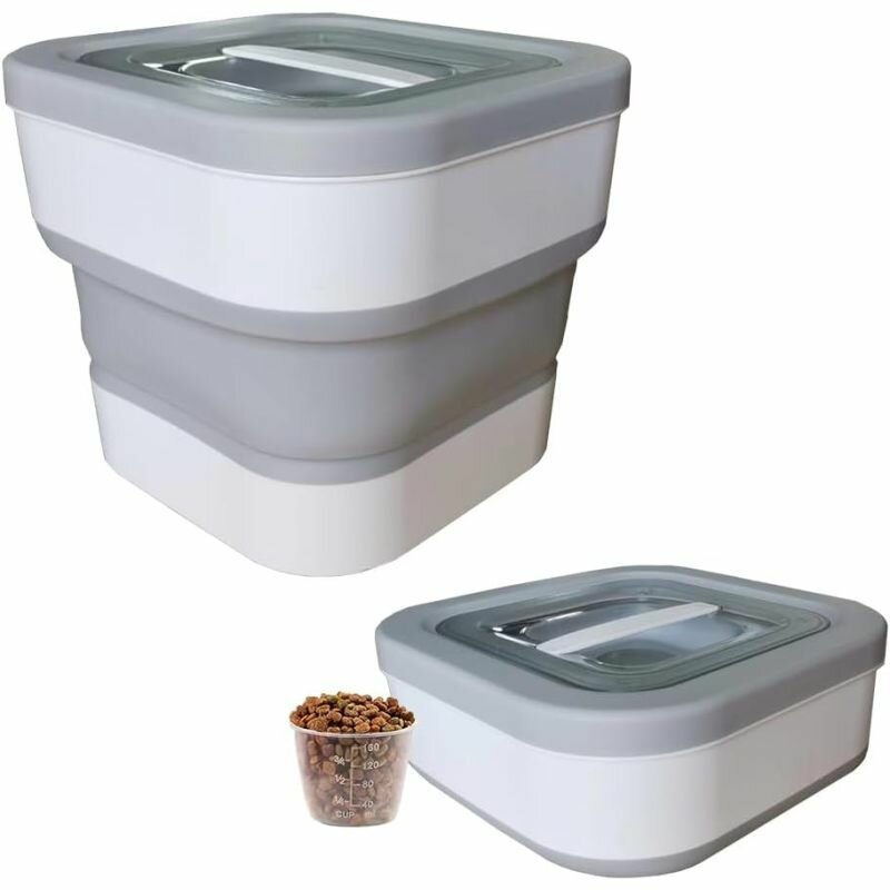 Хранение собачьего корма, складной контейнер для корма для домашних животных весом от 11 до 25 фунтов для кошки