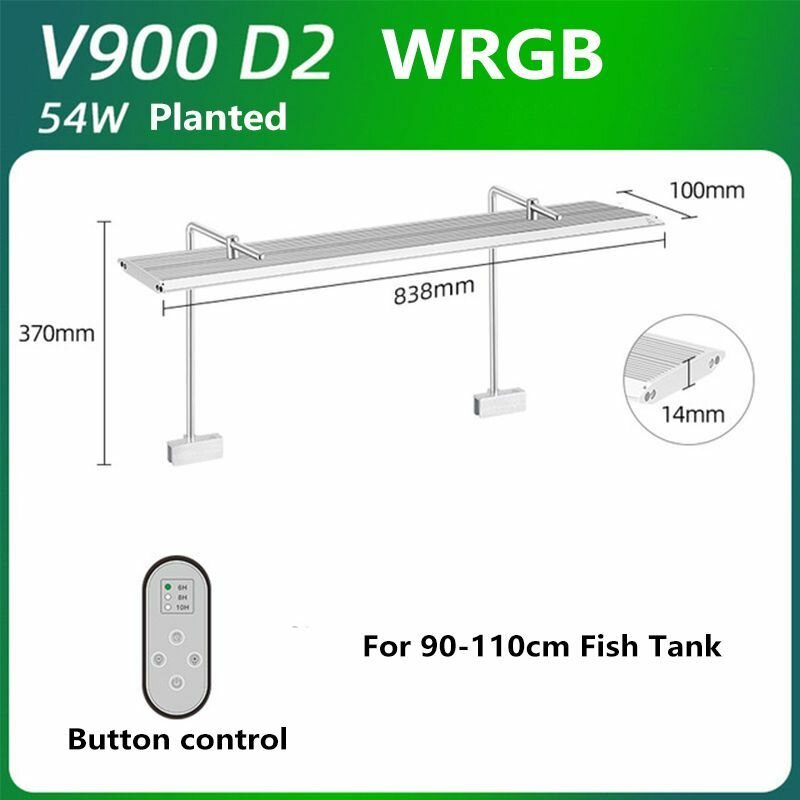 Серия WEEK AQUA V Led Aquarium Light RGB аквариумный светильник с таймером цикла Бесступенчатый диммер Аквариумная лампа для пресноводных