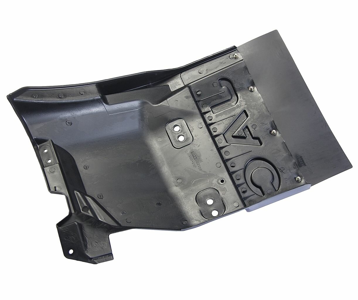 Брызговик передний левый в сборе для Джак N56, N75, N80 арт 8403100LE010 JAC