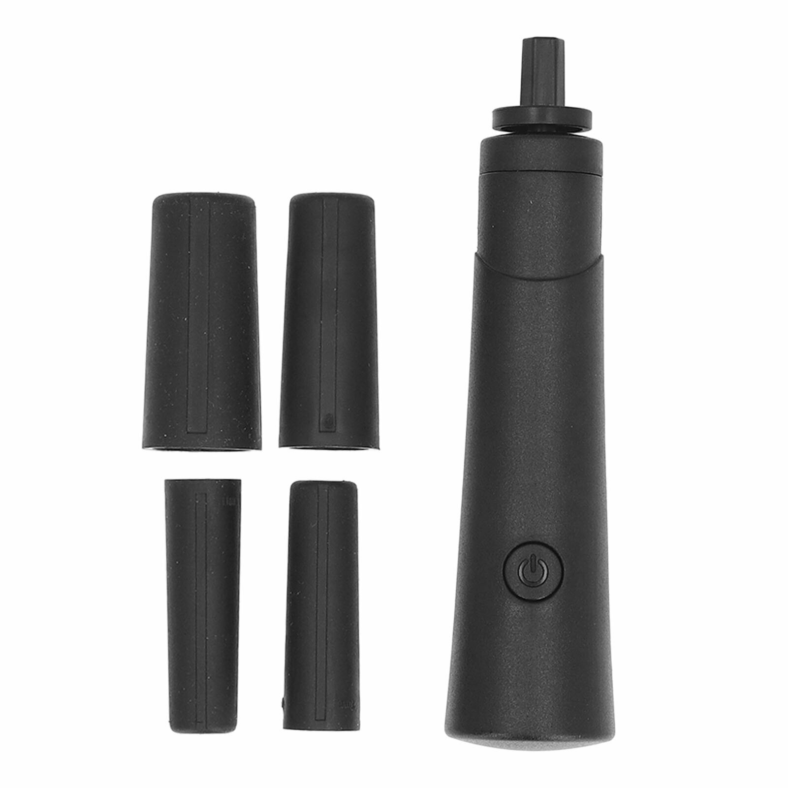 Портативный электрический шейкер для лака для ногтей, 2500 об/мин, миксер для лака с 4 калибрами для наращивания ресниц, черный