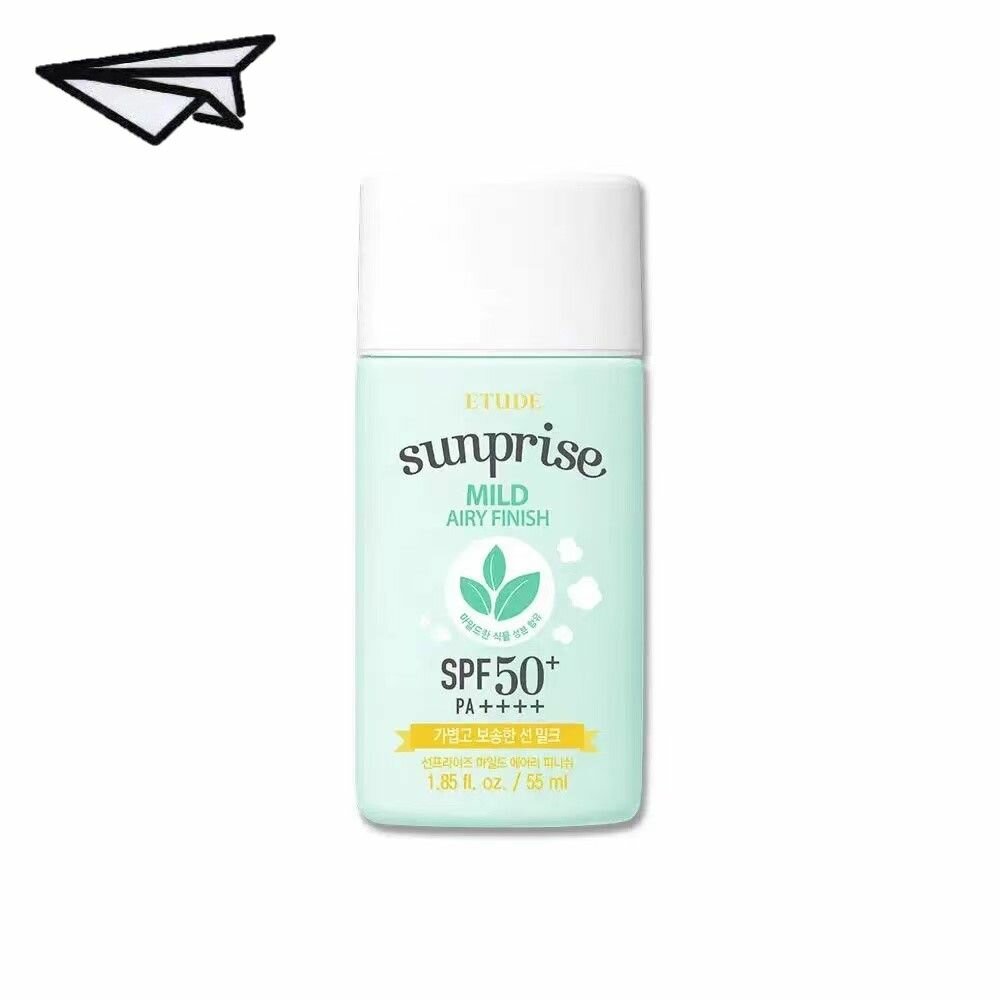Молочко мягкое солнцезащитное ETUDE HOUSE Sunprise Mild Airy Finish SPF50+ PA 55ml