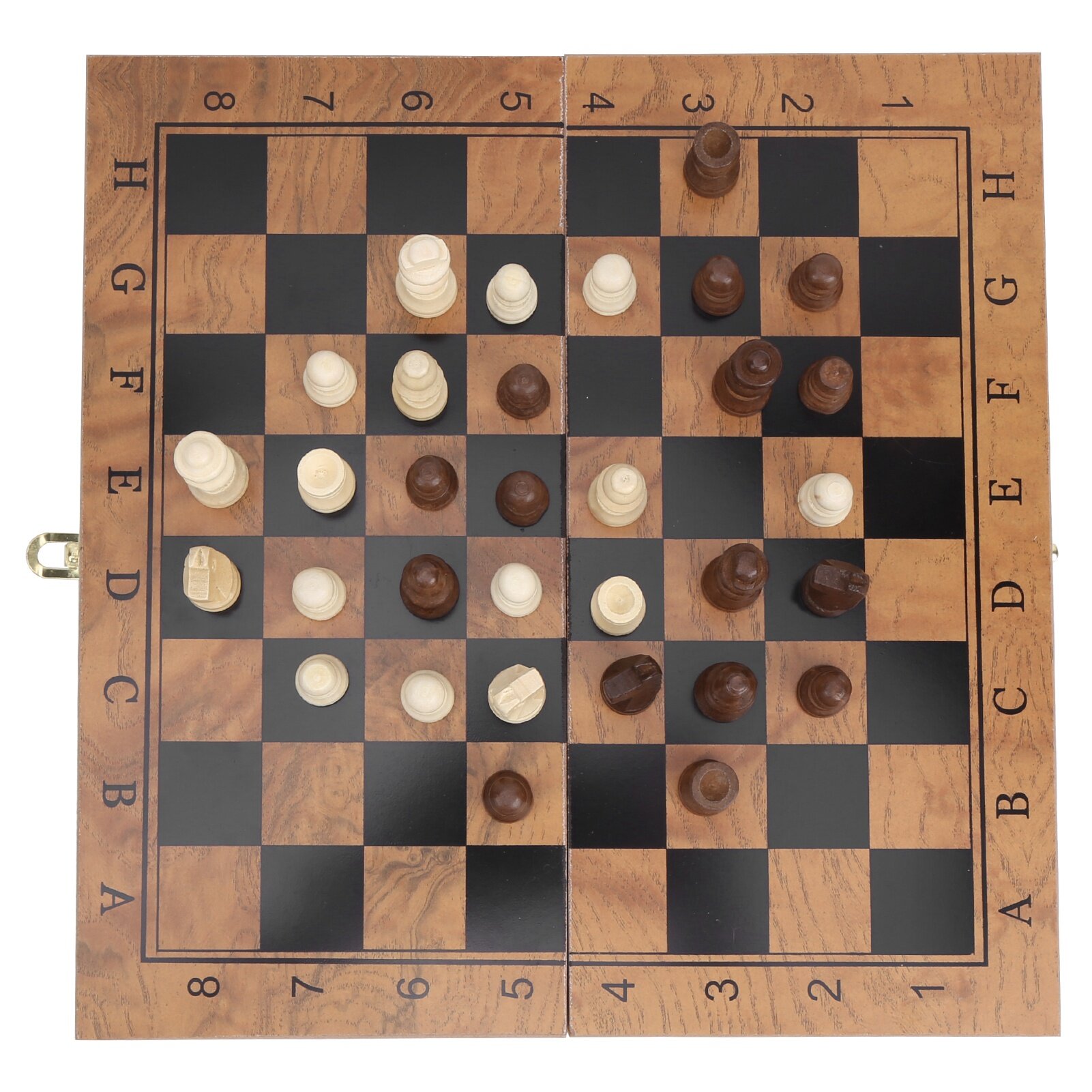 Многофункциональный складной деревянный шахматный шашечный стол 3 в 1, портативный набор шашек для настольной игры