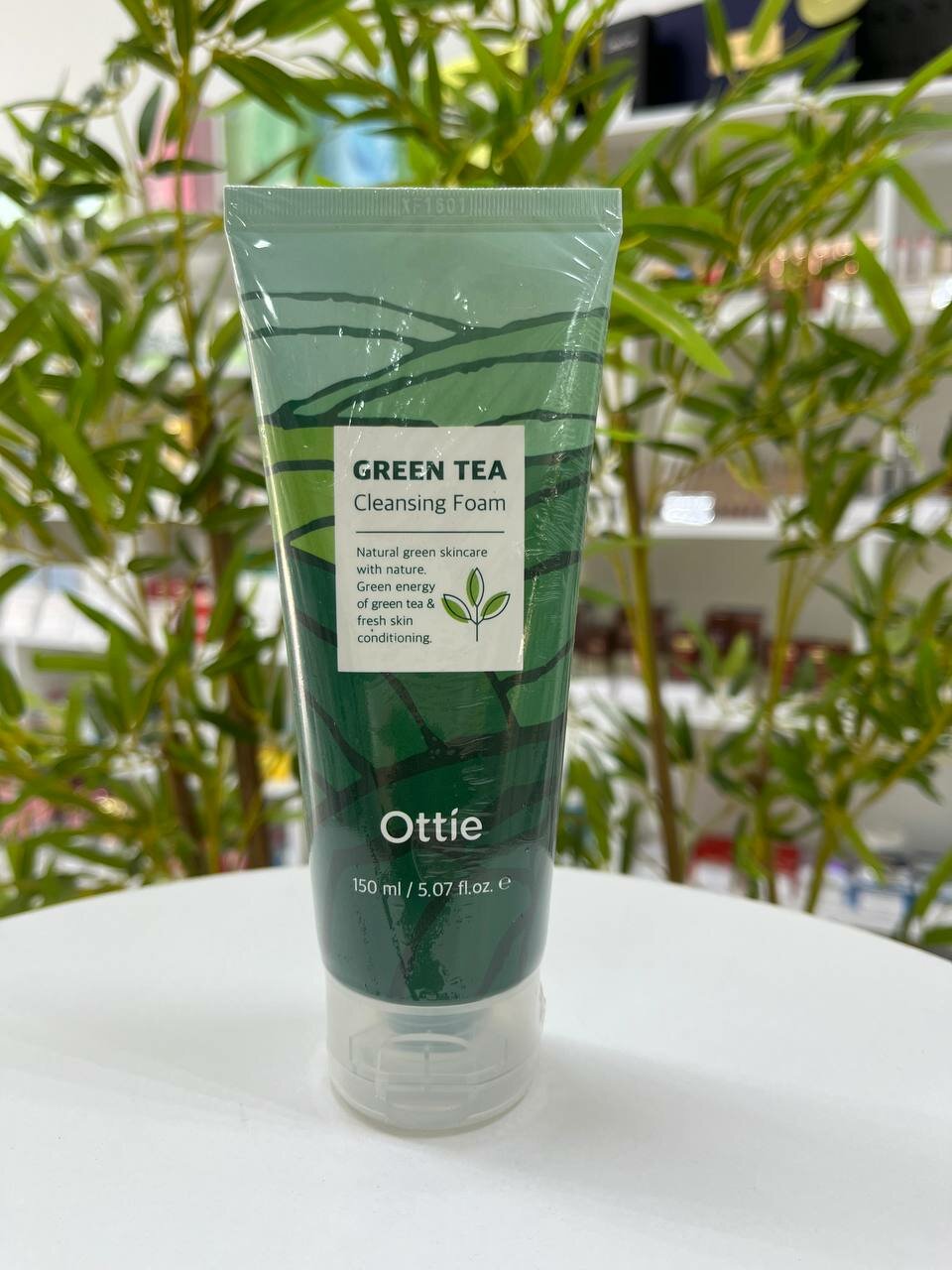 Пенка для умывания Ottie Green Tea, для всех типов кожи, с экстрактом зеленого чая, 160 мл
