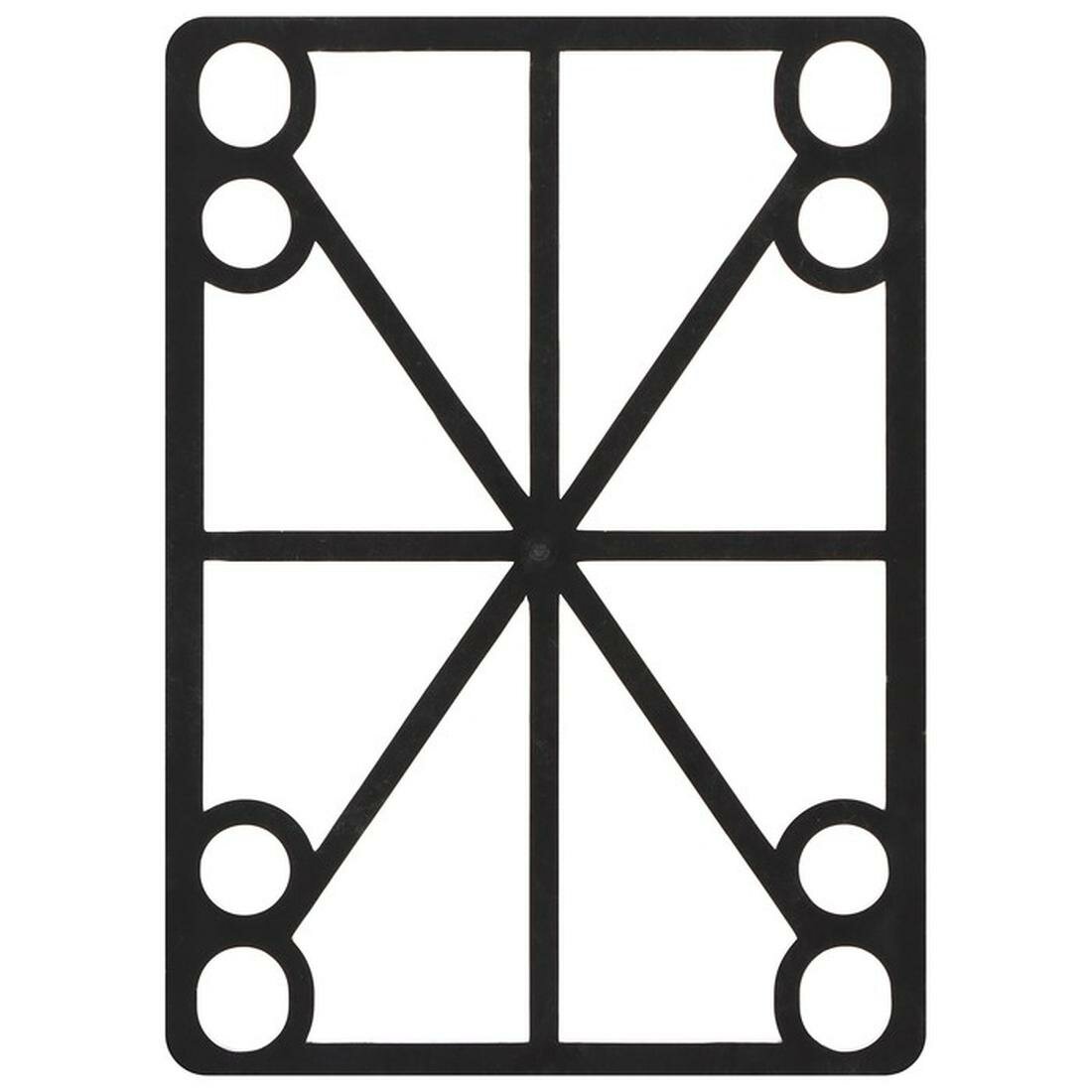 Подкладка Dream Bike под траки, прямоугольная, полиуретан, черный